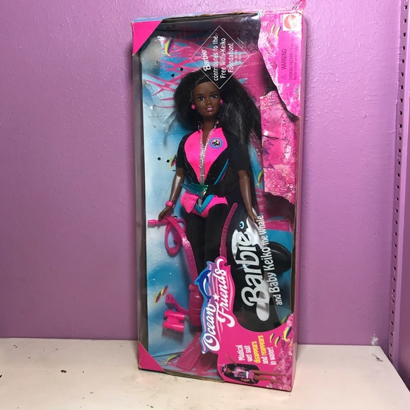 Barbie | Toys | Vintage Barbie And Baby Keiko Orca Whale Collectible ...